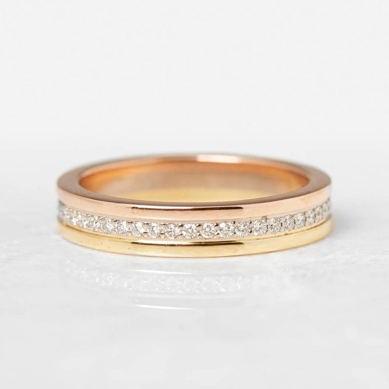 Cartier Diamond Trinity Eternity Ring at 1stDibs