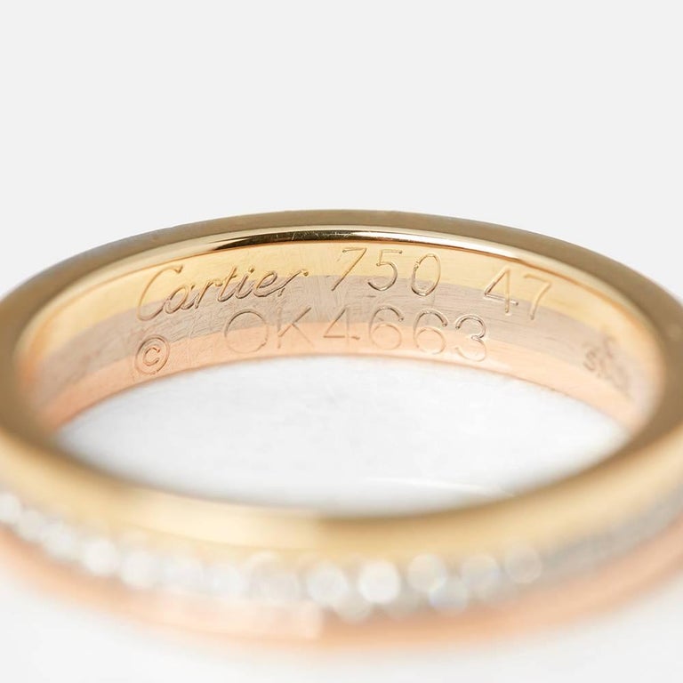 Cartier Diamond Trinity Eternity Ring at 1stDibs