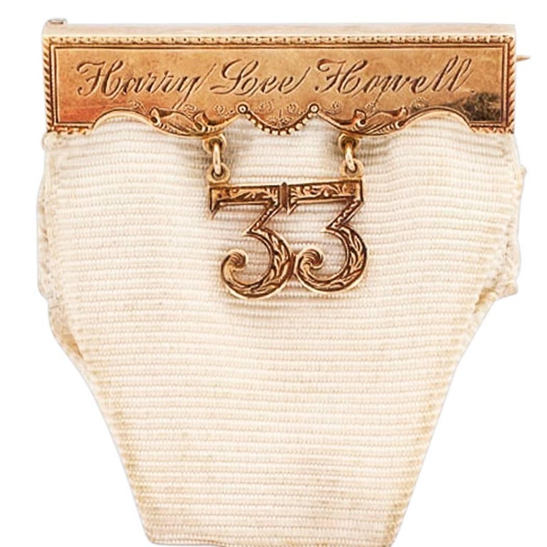 1914 Masonic Scottish Rite Enamel Gold Medal at 1stDibs | scottish rite ...