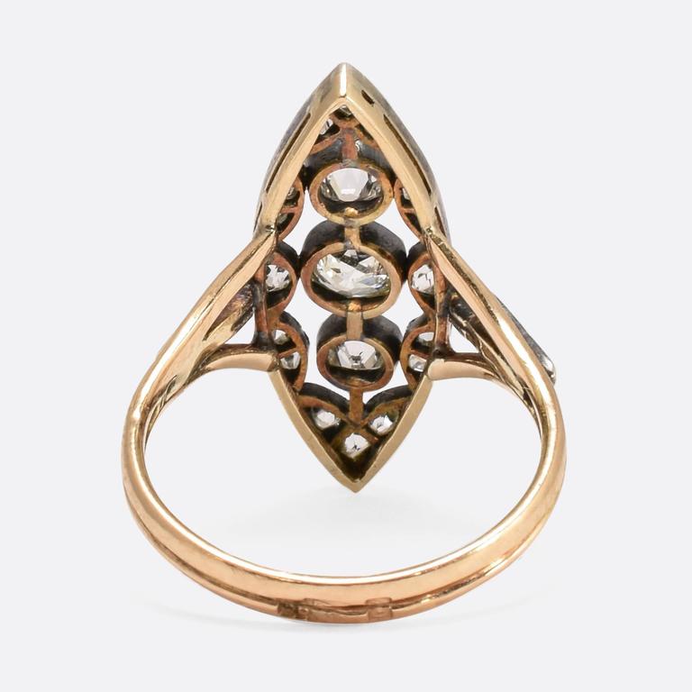 Antique Russian .92ct Diamond Ring at 1stDibs