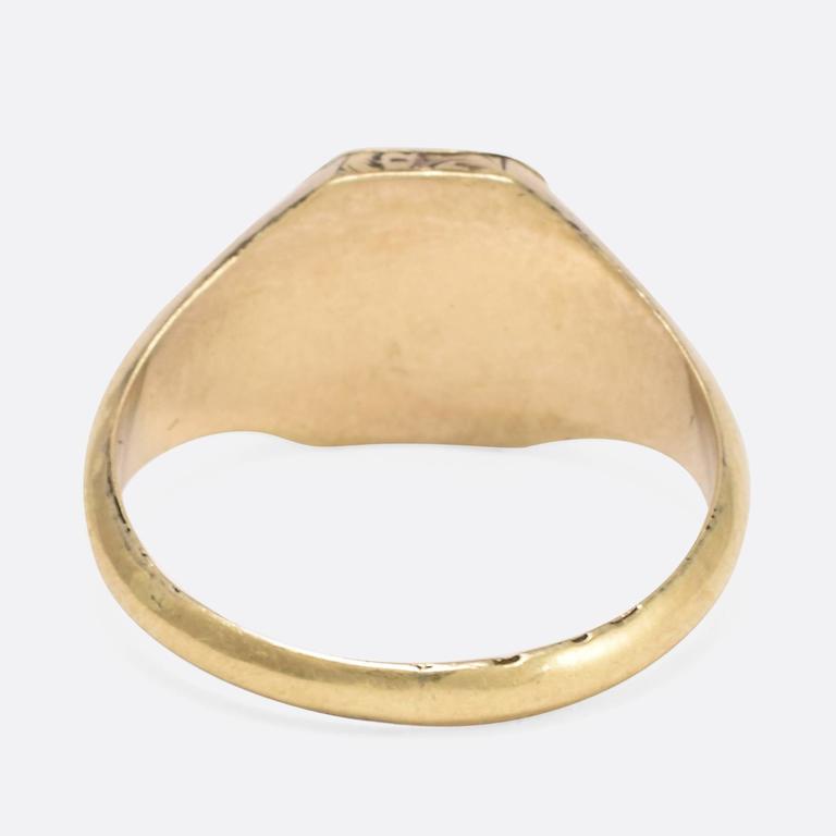 Victorian Chased Gold Poison Ring at 1stDibs | victorian poison ring ...