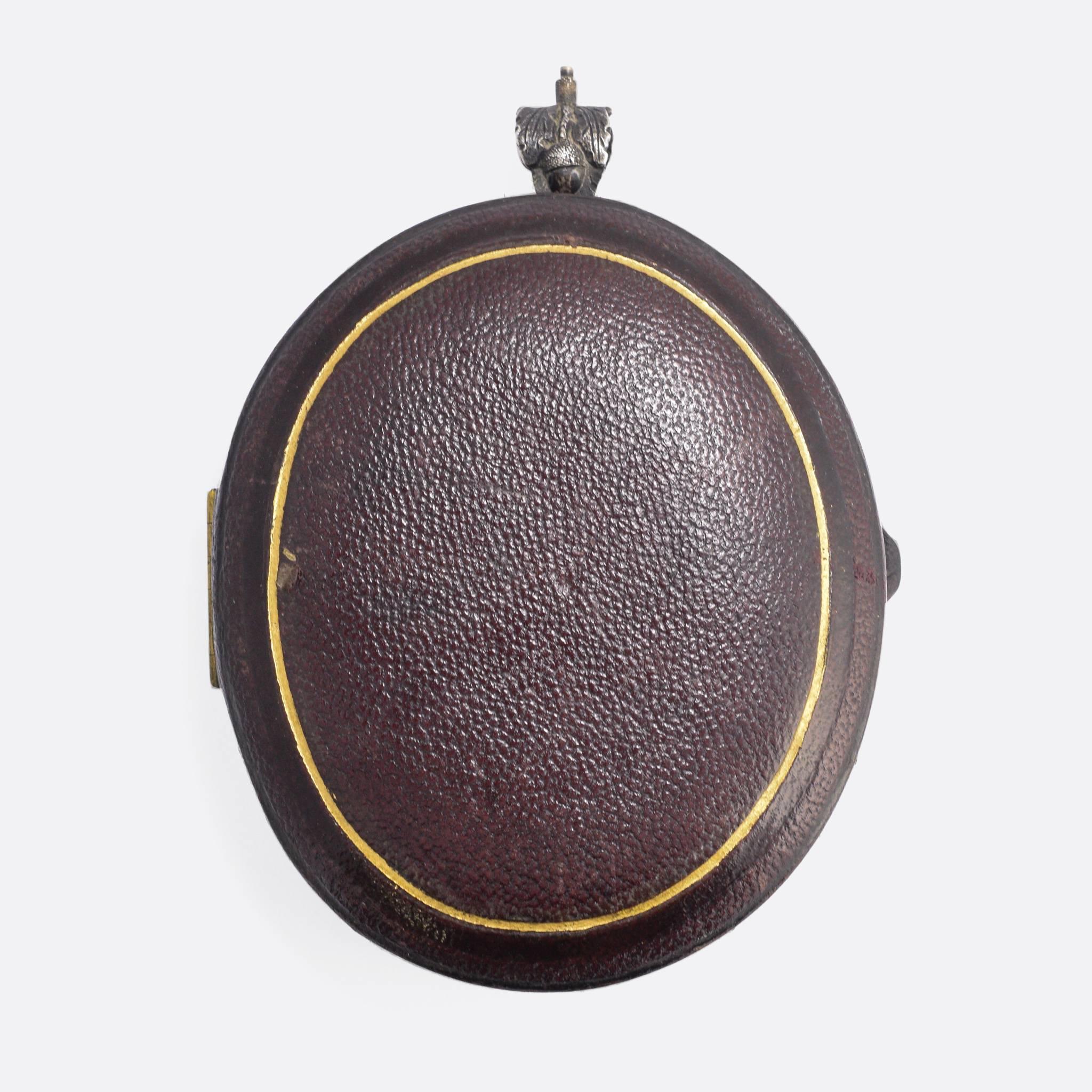 Victorian Oversized Ancient Order of Druids Silver Locket at 1stDibs ...