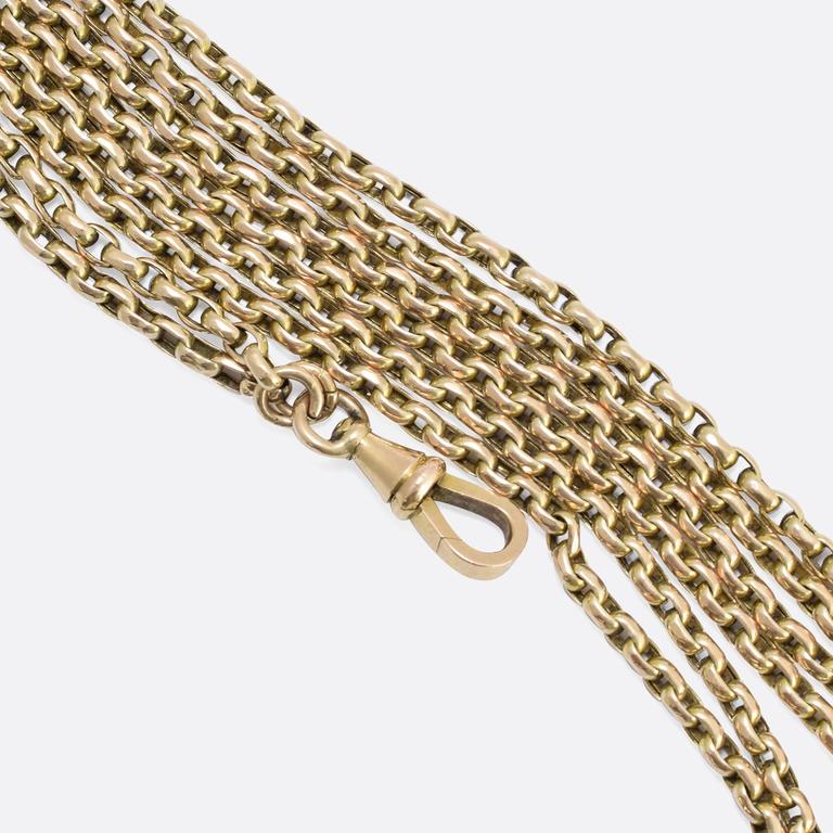 Antique Victorian Gold Guard Chain at 1stDibs | victorian guard chain ...
