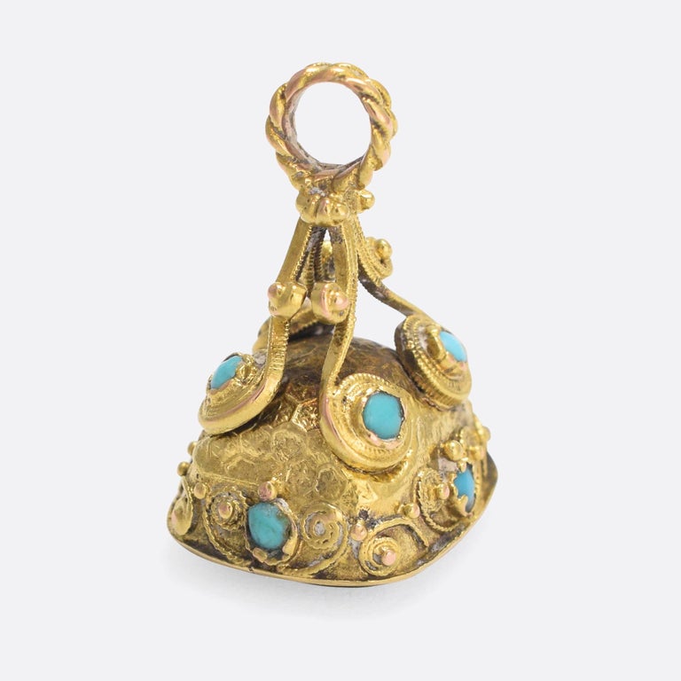 Georgian Regency Period Turquoise Seal Fob Pendant at 1stDibs | regency ...