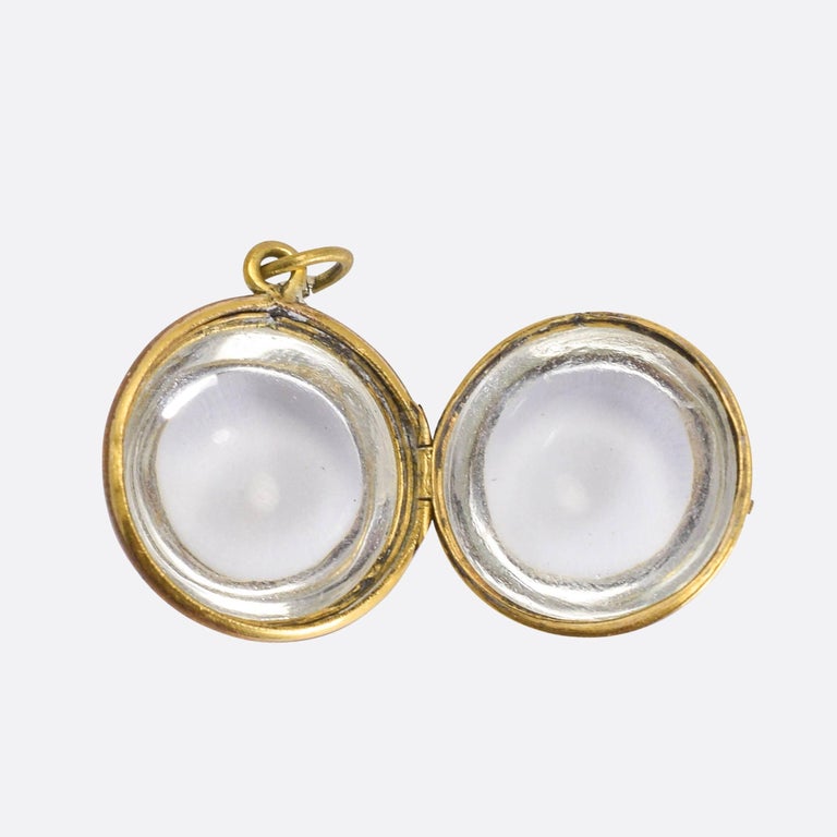 Victorian Pool-of-Light Orb Locket at 1stDibs | pool of light locket ...