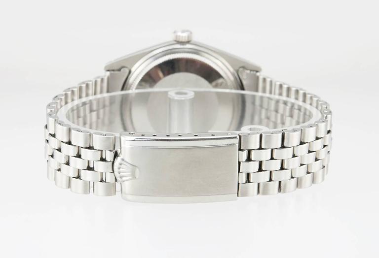 Rolex Stainless Steel DateJust Wristwatch Ref 1600 at 1stDibs