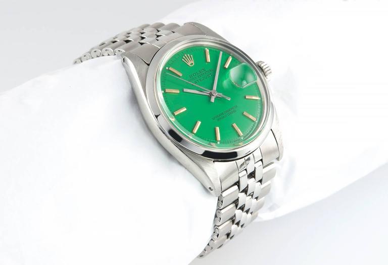 Rolex Stainless Steel DateJust Wristwatch Ref 1600 at 1stDibs