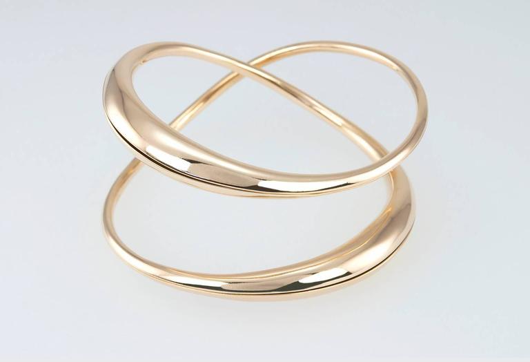 Michael Good Gold Double Loop Anticalstic Raising Bracelet For Sale at ...