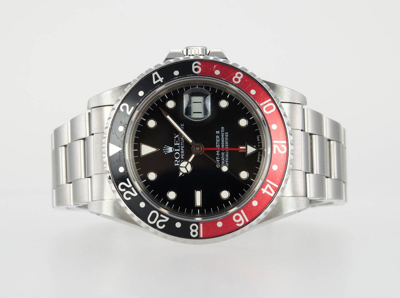 Rolex SS GMT Sophia Loren Fat Lady Wristwatch Ref 16760 1984 at 1stDibs ...