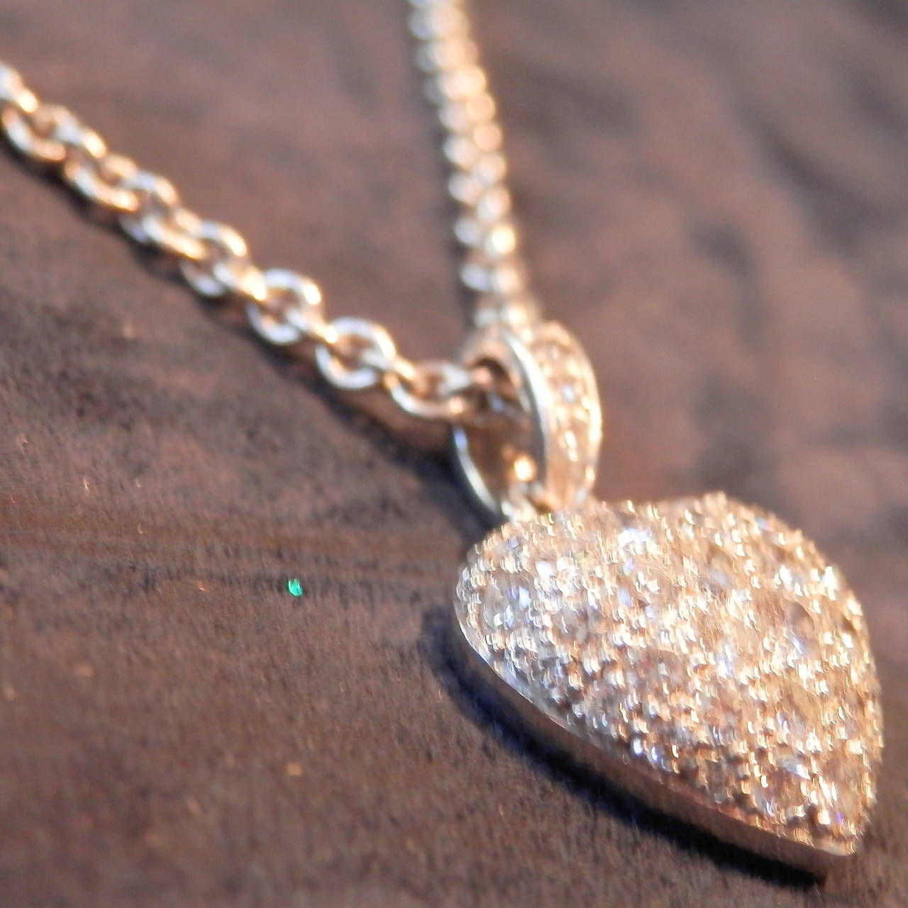 Cartier Diamond Platinum Heart Pendant at 1stDibs | cartier diamond ...