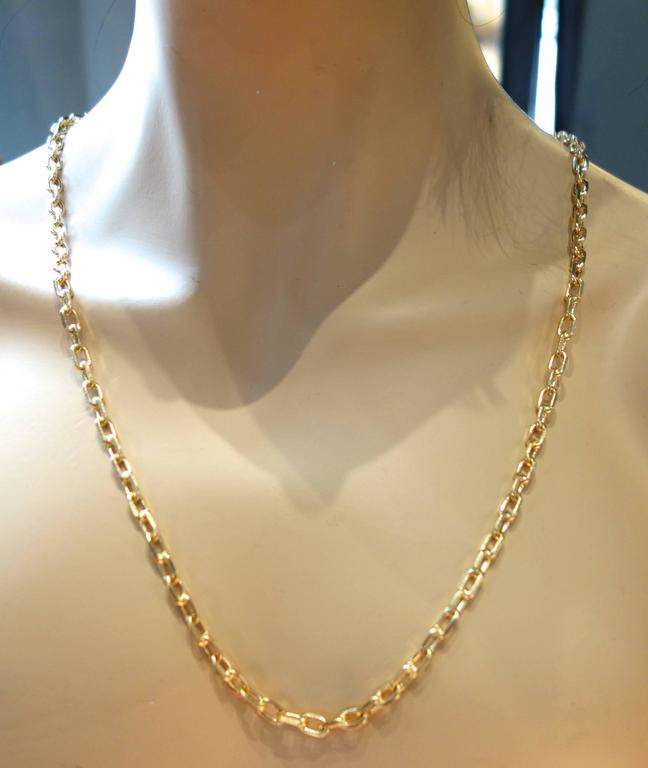 Long Gold Chain at 1stDibs