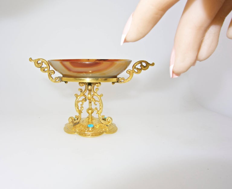 Antique Agate and Enamel Ring Holder, circa 1880 at 1stDibs | antique ...
