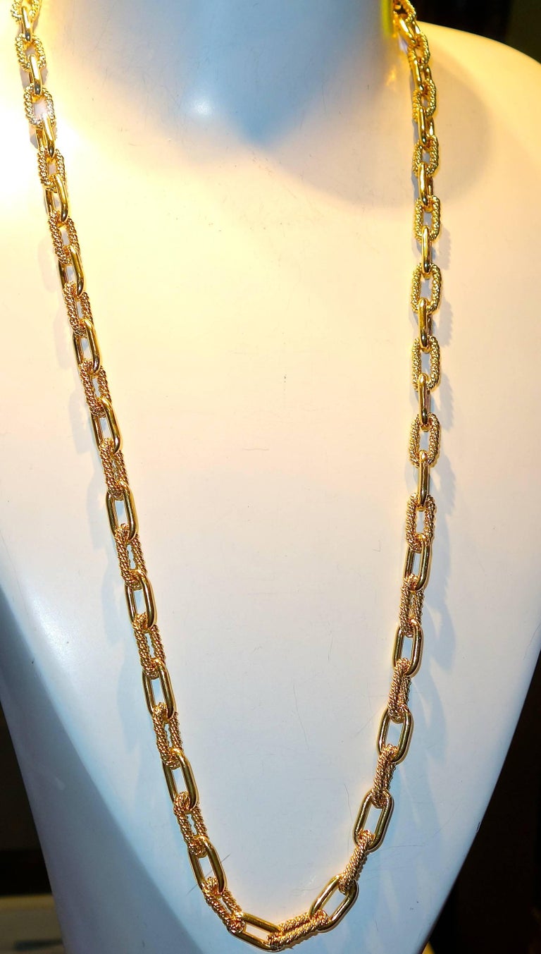 Bulgari Long Chain at 1stDibs | bulgari chain
