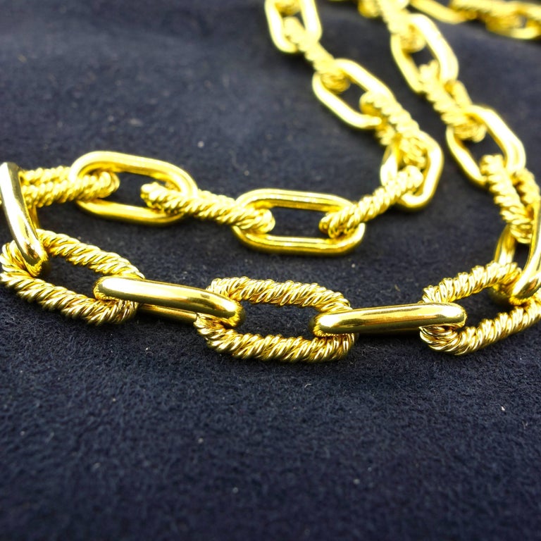 Bulgari Long Chain at 1stDibs | bulgari chain