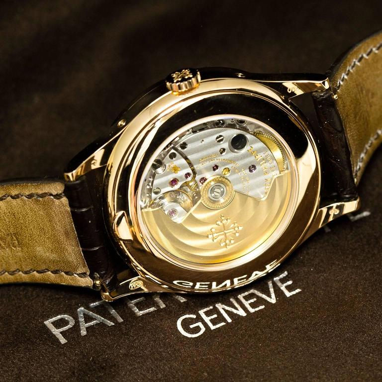 Patek Philippe Rose Gold Annual Calendar Automatic Wristwatch Ref 5396R ...