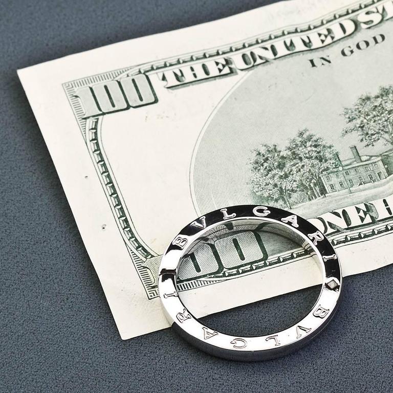 Bulgari Sterling Silver Logo Key Chain Keyring at 1stDibs | bvlgari ...