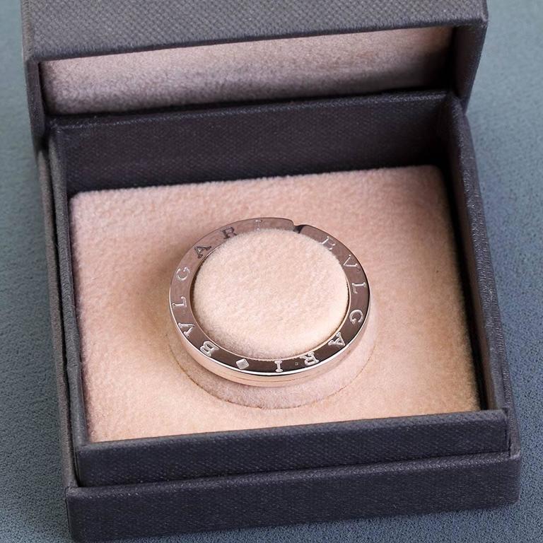 Bulgari Sterling Silver Logo Key Chain Keyring at 1stDibs | bvlgari ...