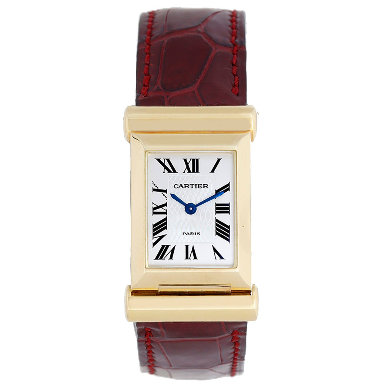 Cartier Yellow Gold Wristwatch Limited Edition 117/150 at 1stDibs