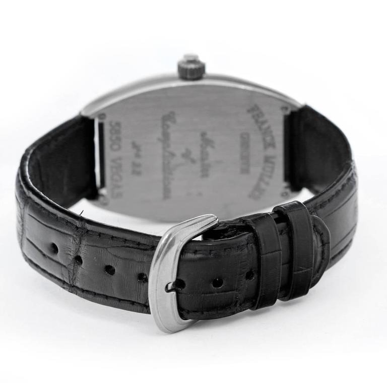 Franck Muller White Gold Vegas Roulette Wheel Automatic Wristwatch Ref ...