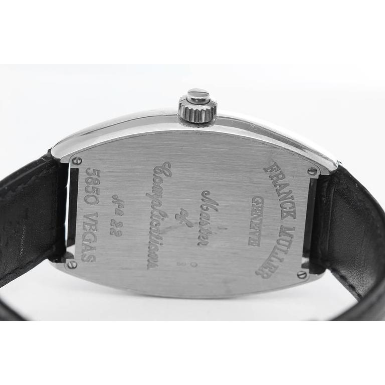 Franck Muller White Gold Vegas Roulette Wheel Automatic Wristwatch Ref ...