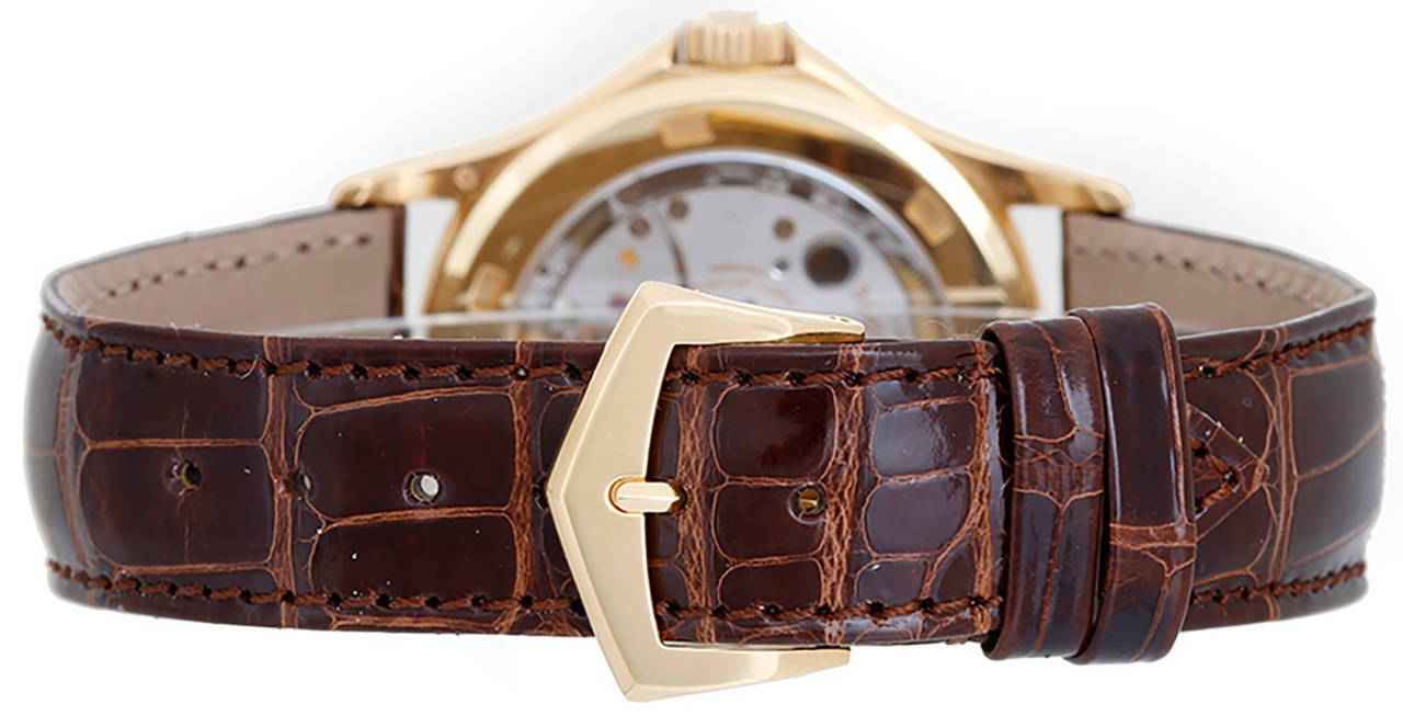 Patek Philippe Yellow Gold Calatrava Wristwatch Ref 5117 J or 5117J at ...