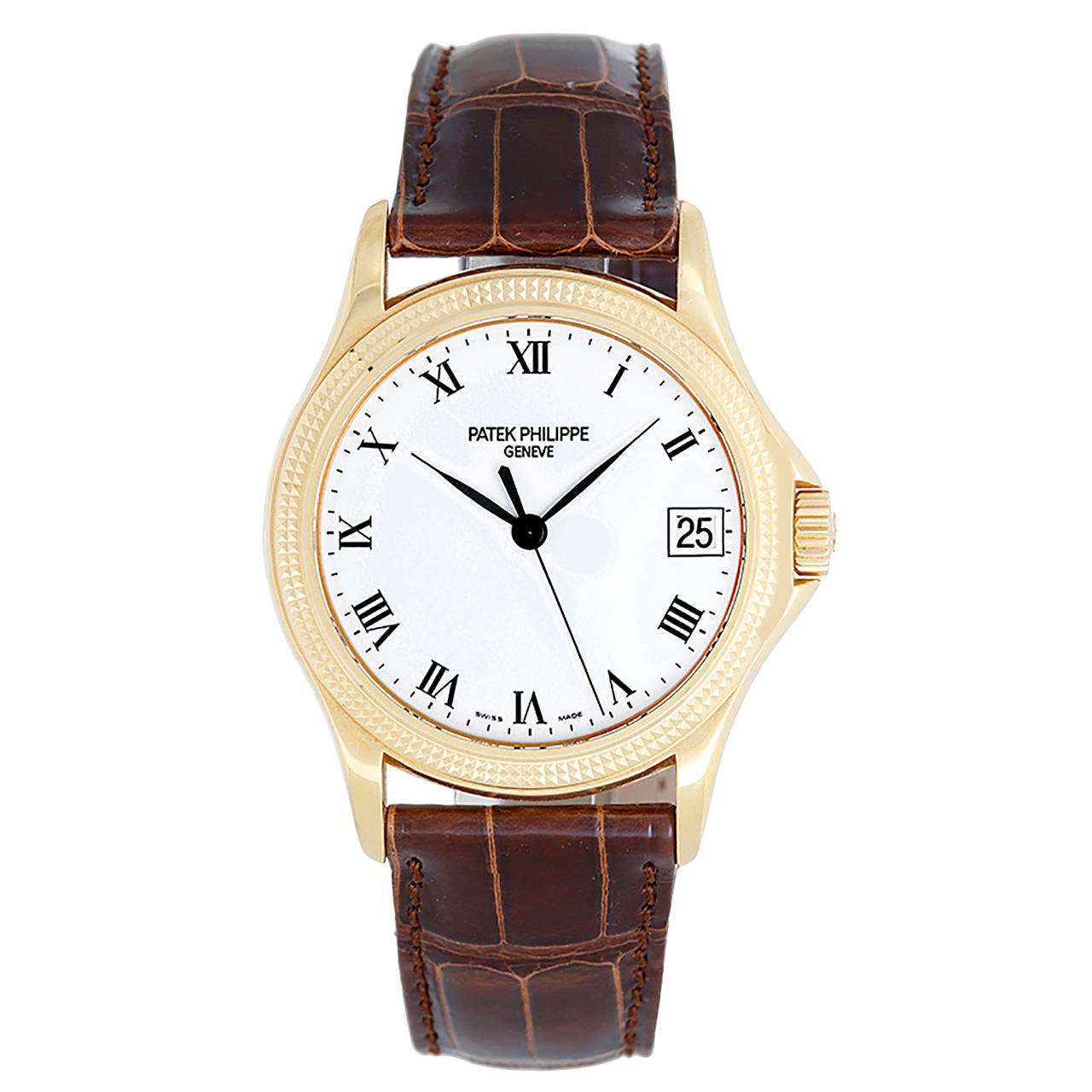 Patek Philippe Yellow Gold Calatrava Wristwatch Ref 5117 J or 5117J at ...