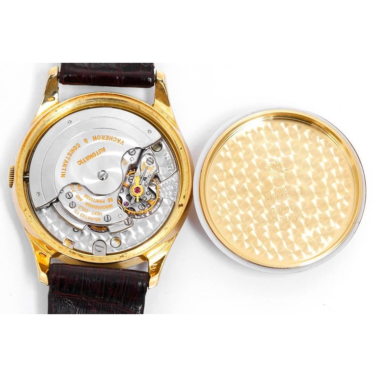 Vacheron Constantin Yellow Gold Turler Automatic Wristwatch at 1stdibs