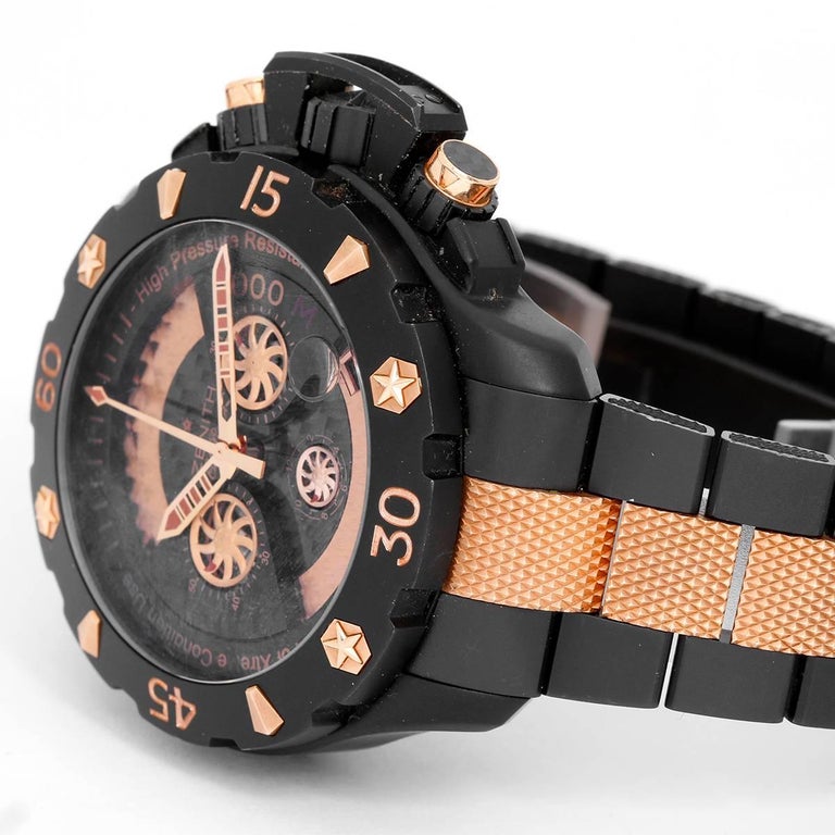 Zenith Titanium Defy Xtreme Open Chronograph Power Reserve Wristwatch ...