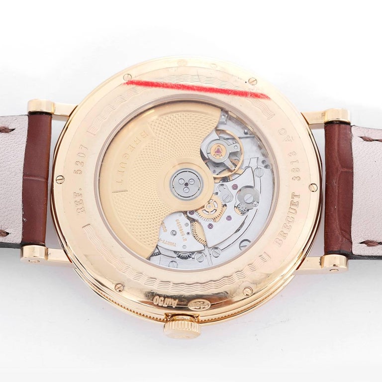 Breguet Yellow Gold Classique Ultra Slim Automatic Wristwatch Ref 5207 ...