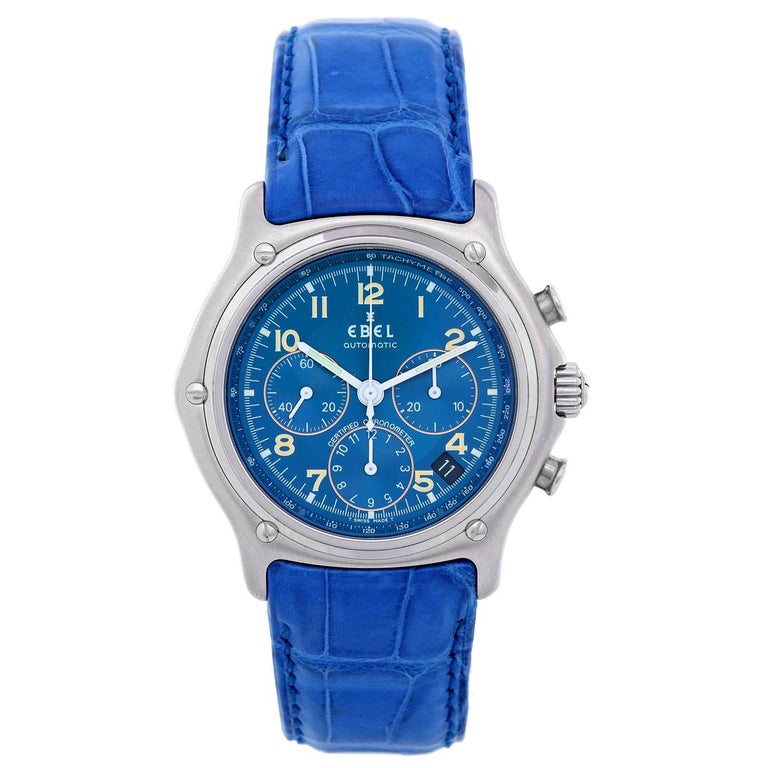 Ebel Stainless Steel 1911 Automatic Wristwatch at 1stDibs