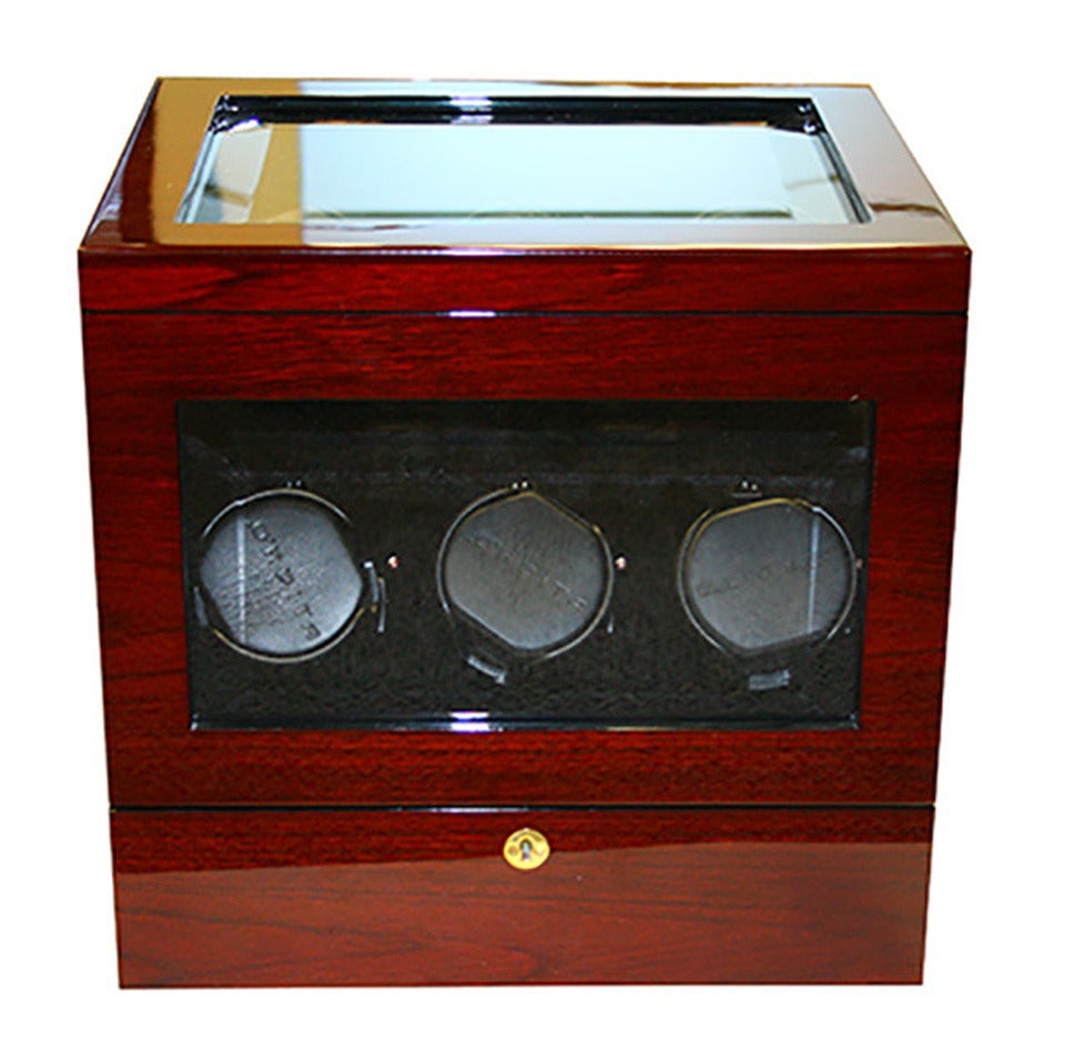 Orbita Monaco 6 Mappa Watch Winder Wristwatch Winding Storage Box at ...