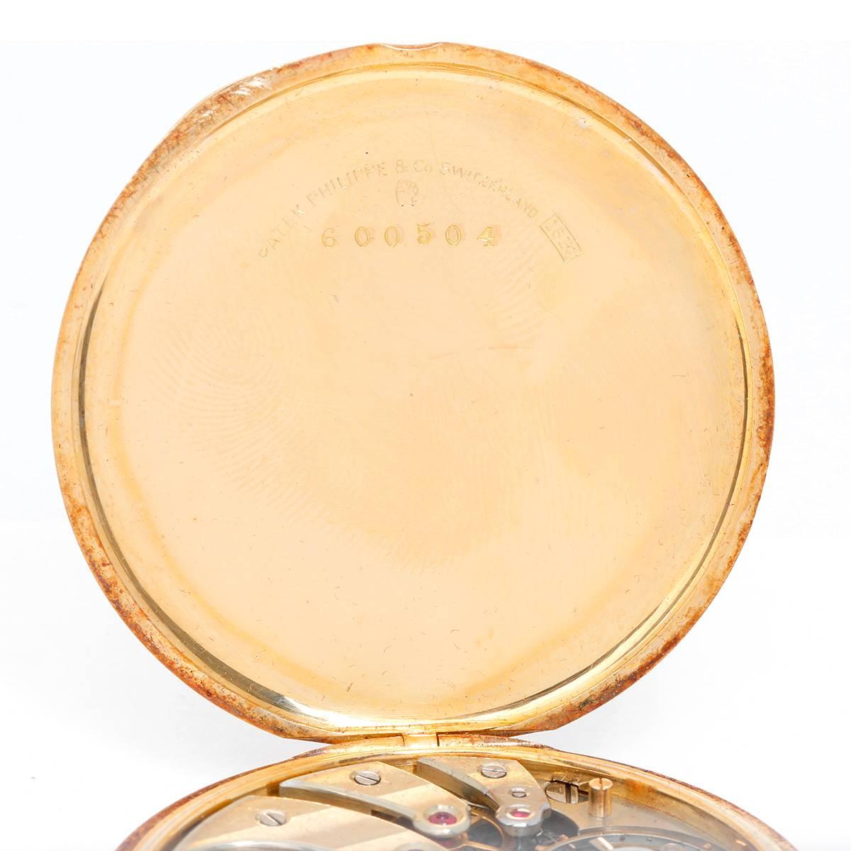 Patek Philippe and Co. Yellow Gold Open Face Pocket Watch, circa 1920 ...