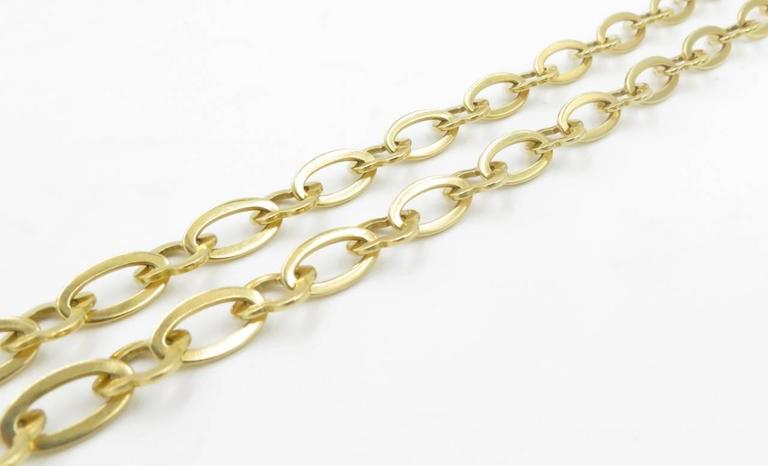 Van Cleef and Arpels Gold Byzantine Alhambra Long Chain Necklace at ...