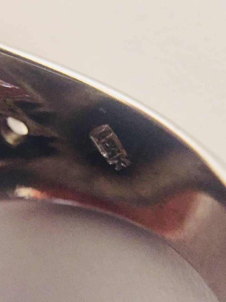 Outrageous Opal and Diamond Ring 18 Karat Custom-Made For Sale at ...