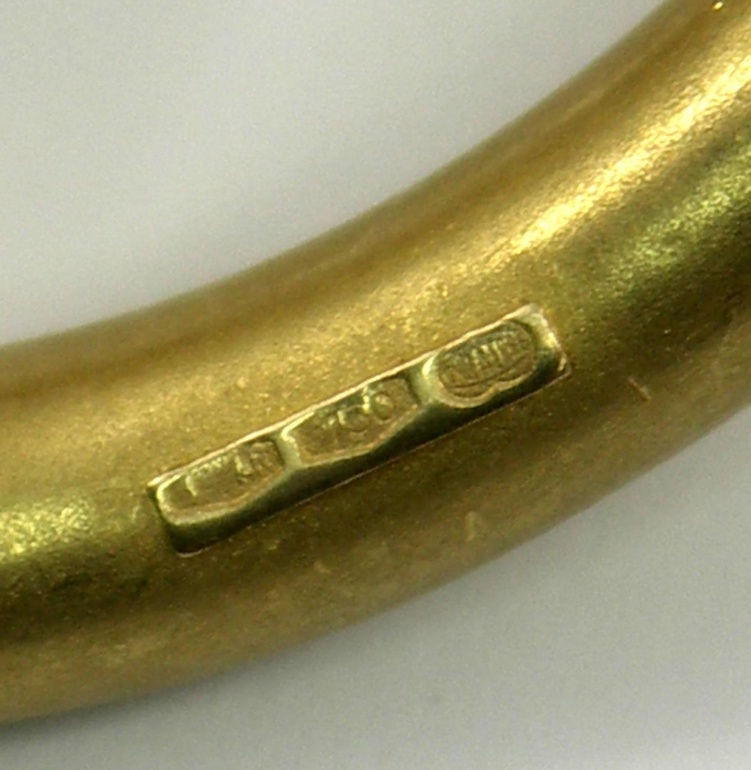 Florentine Finish High Polish Gold Link Bracelet For Sale at 1stdibs