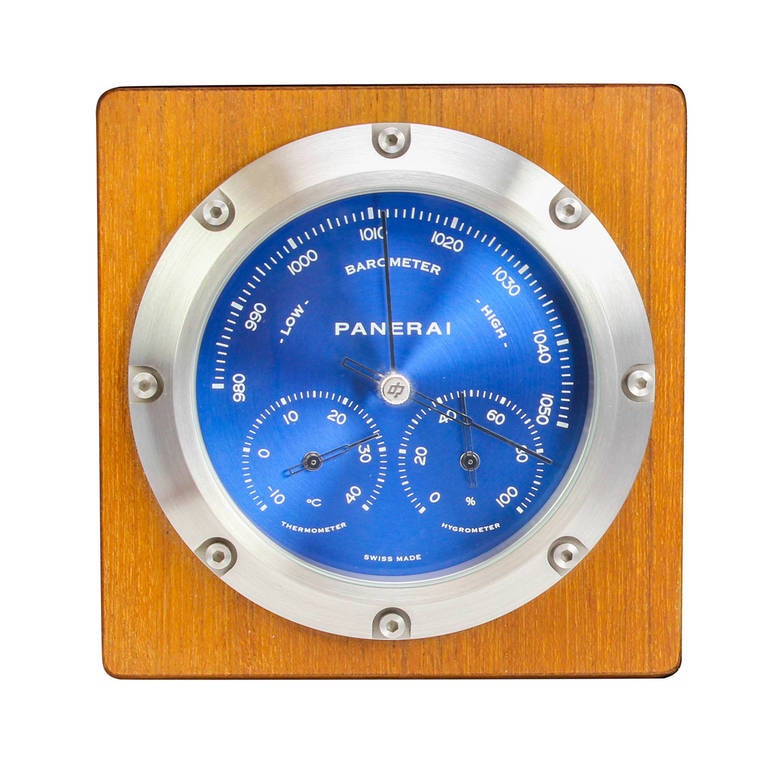 Panerai Teak Wood Barometer Desk Instrument PAM 257 at 1stDibs ...