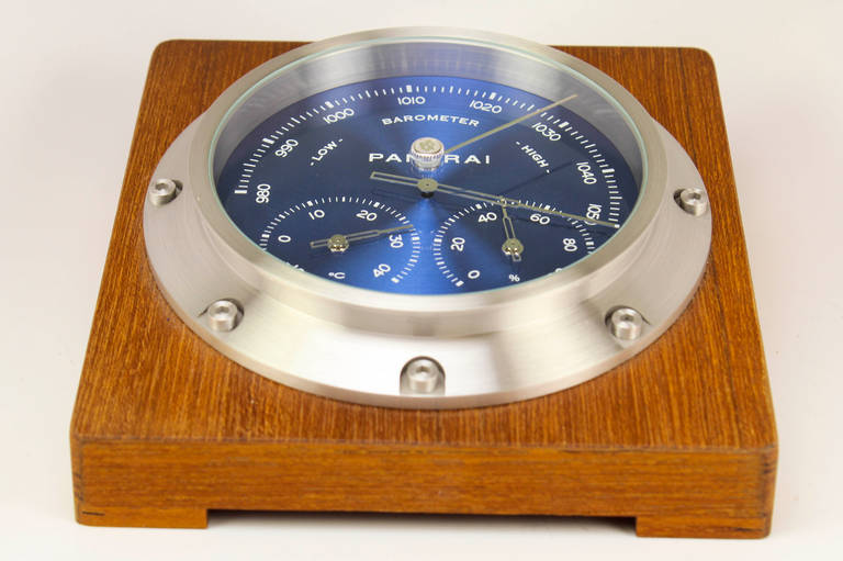 Panerai Teak Wood Barometer Desk Instrument PAM 257 at 1stDibs ...