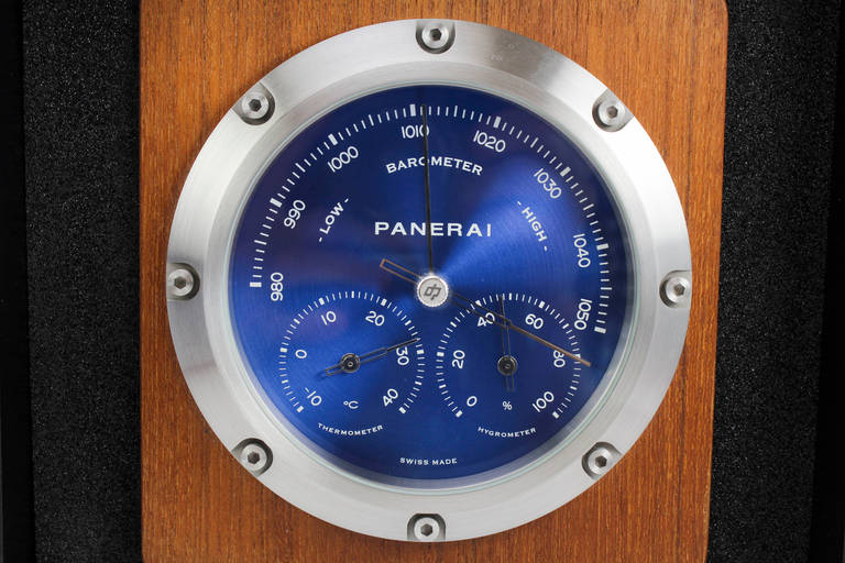 Panerai Teak Wood Barometer Desk Instrument PAM 257 at 1stDibs ...