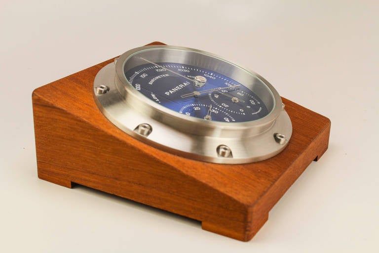 Panerai Teak Wood Barometer Desk Instrument PAM 257 at 1stDibs ...