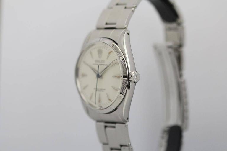 Rolex Stainless Steel Chronometre Wristwatch Ref 6565 at 1stDibs