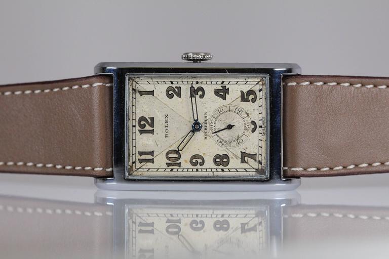 Rolex Bucherer's Stainless Steel Tank Wristwatch at 1stDibs | rolex ...
