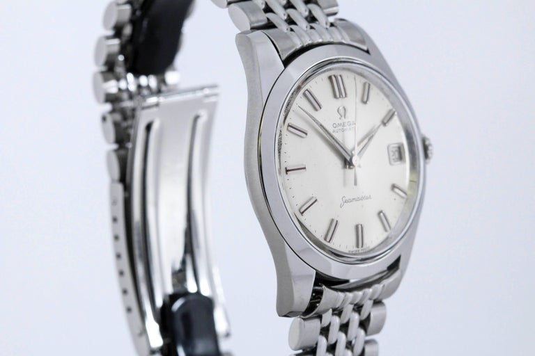 Omega Stainless Steel Seamaster Automatic Wristwatch Ref 14763 at ...