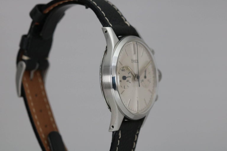 Haste Stainless Steel Chronograph Manual Wristwatch, circa 1960s For ...
