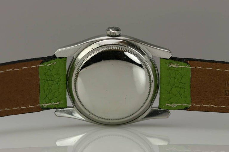 Rolex Stainless Steel Bombé Wristwatch Ref 5018, circa 1960s at 1stDibs ...