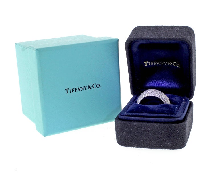 Tiffany and Co. Etoile Five-Row Pavé Diamond Band Ring at 1stDibs ...