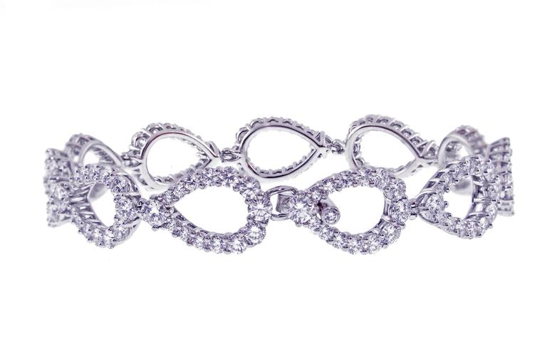 Harry Winston Diamond Loop Bracelet For Sale at 1stDibs | harry winston ...