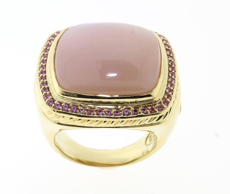 David Yurman Pink Sapphire and Moonstone ring at 1stDibs | david yurman ...
