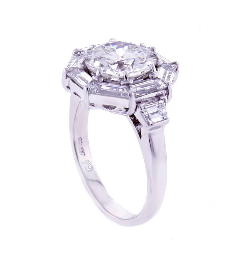2.58 Carat Diamond Octagon Frame Ring at 1stDibs | octagon diamond ...