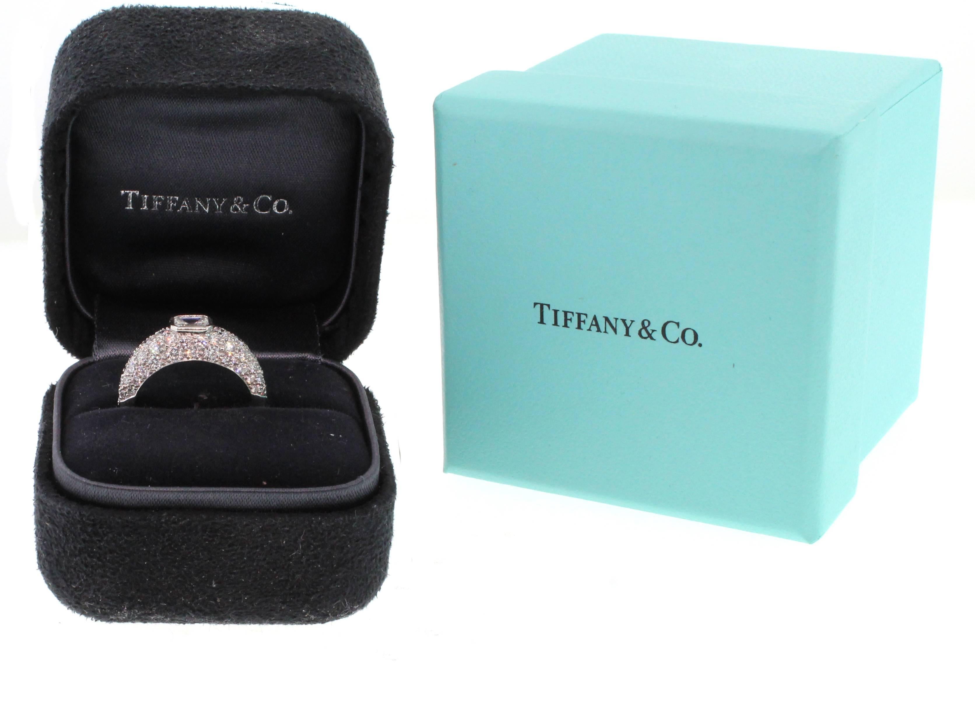 Tiffany Pavé Diamond Ring at 1stDibs | 1.56 tiffany pave, tiffany pave ...