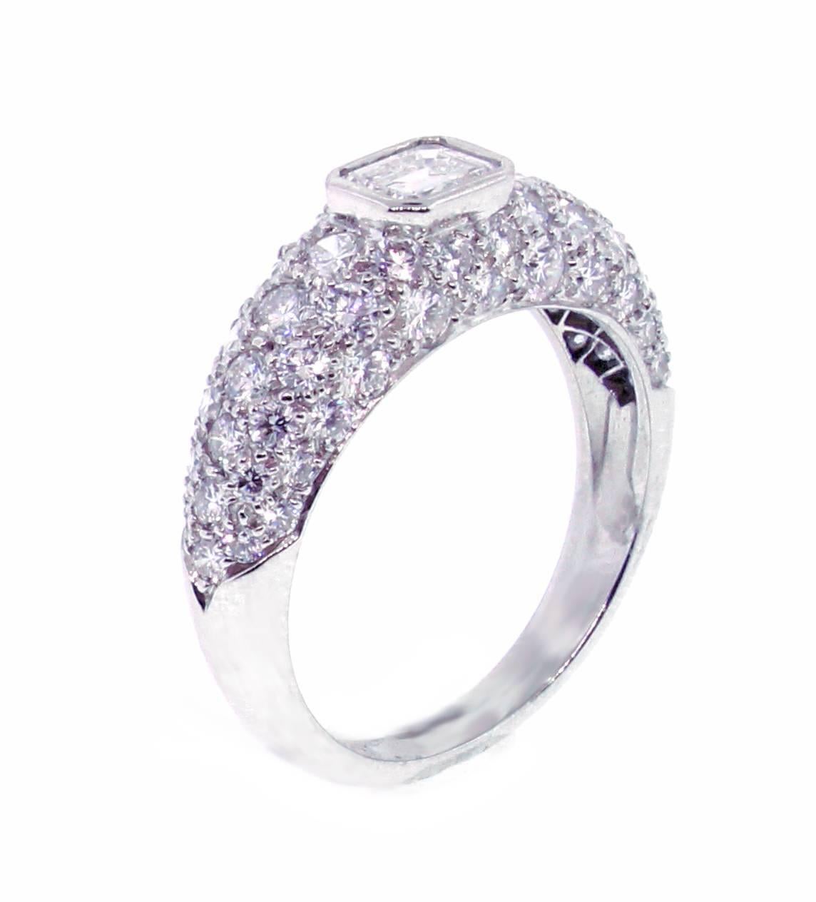 Tiffany Pavé Diamond Ring at 1stDibs | 1.56 tiffany pave, tiffany pave ...